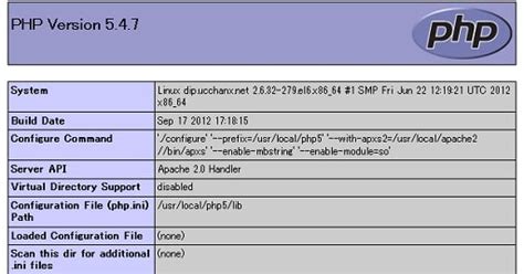 php5 4 7インストール（libphp5 soが生成されない） ブログ ひまつぶし