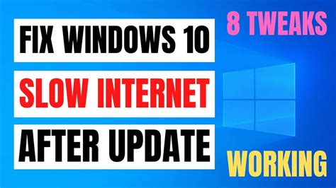 How To Fix Windows 10 Slow Internet After Update Fix Slow Internet