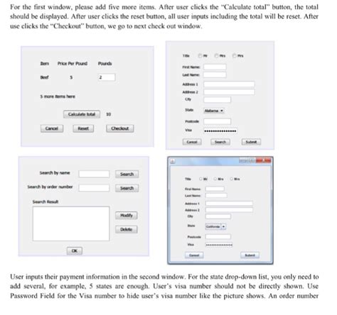Solved Using Java Please Design The Program For The GUI For Chegg