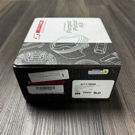 Wiseco Honda K20c1 Type R 86mm Engine Piston Set