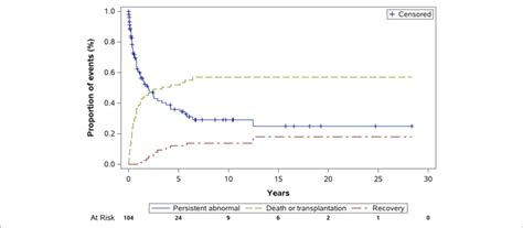 Cumulative Incidence Of Left Ventricular Normalization Recovery In