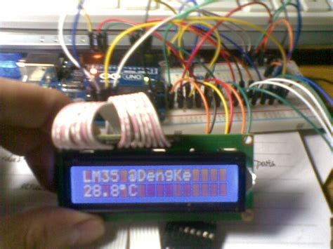 arduino 液晶显示 LM 温度传感器 易猜 博客园