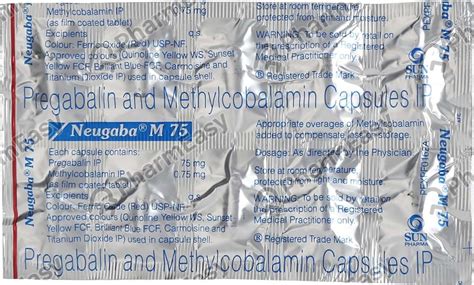 Neugaba M 75mg Strip Of 10 Capsules Uses Side Effects Price And Dosage