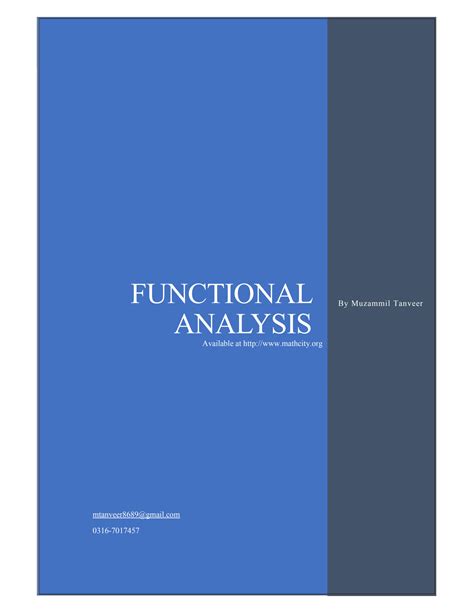 Solution Math Solutions Of Functional Analysis Studypool