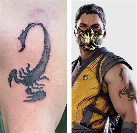 Mortal Kombat Scorpion Tattoo