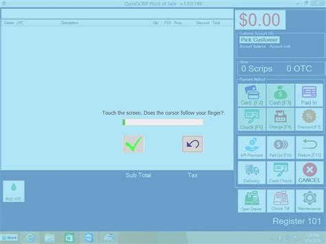 Touch Screen Alignment QuickSCRIP Wiki