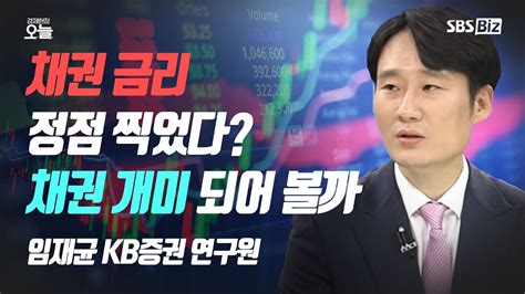 20 손실 본 채권 개미격변의 채권 시대를 버텨라｜임재균 연구원 주간증시전망 Youtube