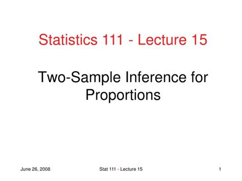 Ppt Two Sample Inference For Proportions Powerpoint Presentation Free Download Id 484088