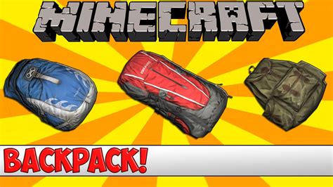 Minecraft Bukkit Plugin Craftable Backpack Tutorial Youtube