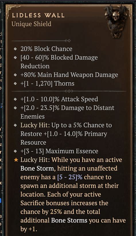 Is Lidless Wall Op Or Should Blizz Make More Similar Uniques R Diablo4