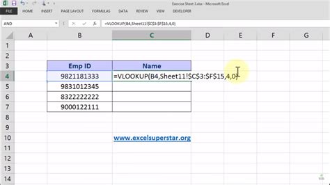 Excel VLOOKUP Formula With Multiple Sheets MS Excel In Hindi