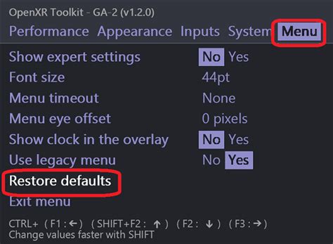 troubleshooting openxr toolkit