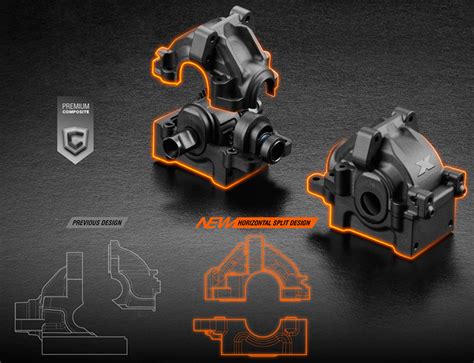 Red RC Xray XB4 2021 1 10th 4WD Buggy Kit