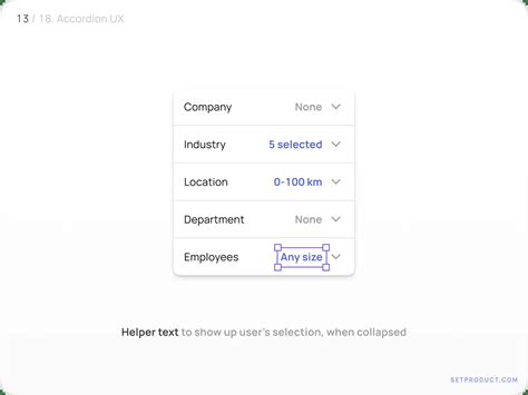Accordion UI Design Styles States Usage Templates