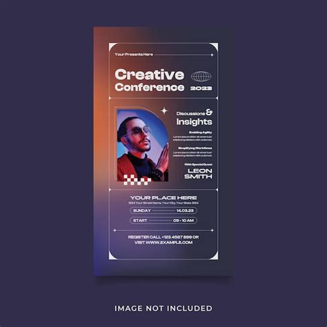 Premium Vector Creative Conference Story