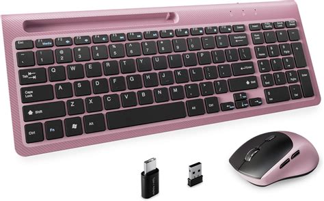 Wireless Keyboard Mouse Combo 2 4ghz Compact Quiet Keyboard And Mouse Wireless
