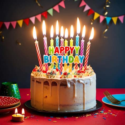 Beautiful Happy Birthday Images With Customizable Options Premium Ai