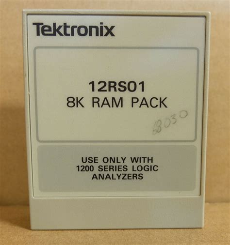 Tektronix 12rs01 8k Ram Pack For 1200 Series Logic Analyzers