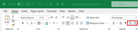 How To Calculate Weight Loss Percentage In Excel Myexcelonline