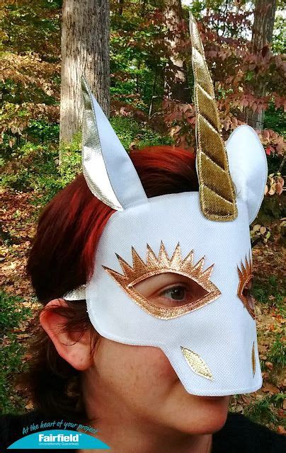Costume Diy Golden Unicorn Costume Mask Gold Unicorn Horn Pattern