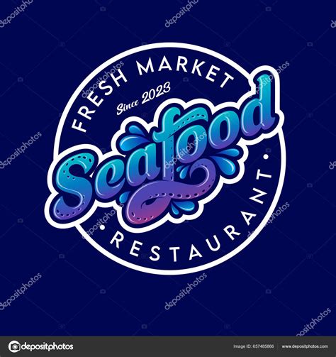 해산물 시장의 글자로 타이핑하고 그리는 겁니다 촉수가 알파벳 알파벳 스톡 벡터 ©nataly314 657485866