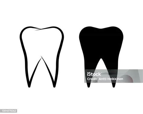 치아 모양 아이콘입니다 치과 벡터 기호 치과 의사 기호 구두 와 치아 로고 흰색 배경에 분리 된 실루엣 건강관리와 의술에 대한 스톡 벡터 아트 및 기타 이미지 Istock