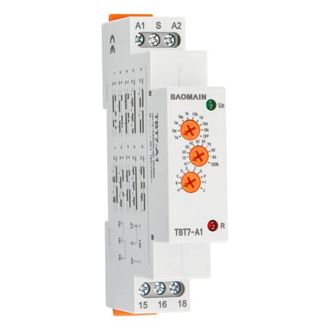 Multi Function Time Relay 16a 250v Spdt 10 Functions Din Rail