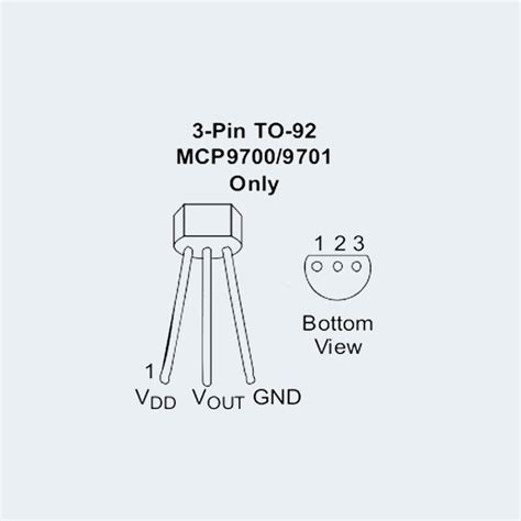 Mcp9700 Temperature Controller Sensor اتقان الالكترونية
