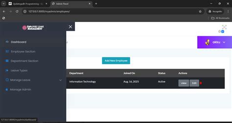 Best Leave Management System Using Django And Python