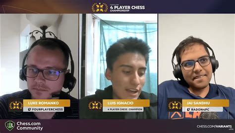 Ignacio Unstoppable In 4 Player Chess Championship