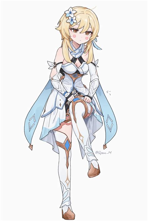 Lumine Genshin Impact Drawn By Q Oshikuraq Danbooru