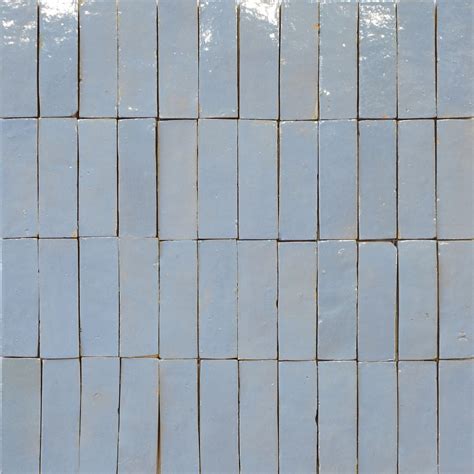 Medina Cornflower Blue Zellige Rectangle Fired Earth