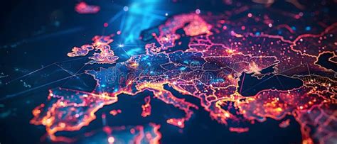 Digital Pulse Of Europe Internet Connectivity Web Concept Digital Transformation European