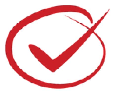 ﻿Красная галочка картинка на прозрачном фоне 85 фото