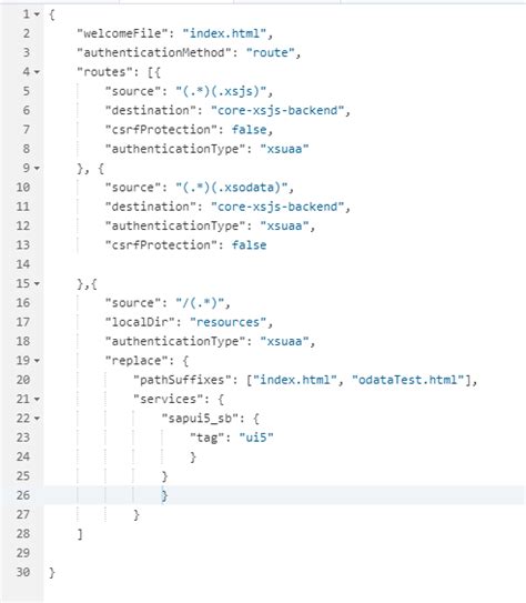 Sap Hana Xs Advanced Consume The Odata Service In A Basic Html5 Module Sap Tutorials