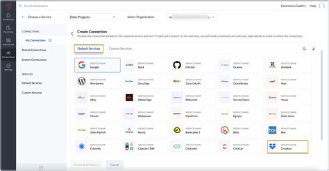 Integrating Applications With Zoho Projects Through Connections