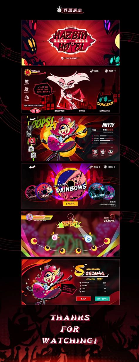 游戏ui；欧美卡通游戏ui；欧美游戏界面；地狱客栈 花瓣网