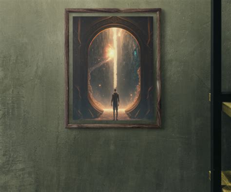 Artstation Passage To The Otherworld A Mans Gaze Into The Unknown Artworks