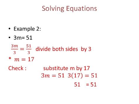 Chapter 1 1 3 Solving Equations By Multiplying