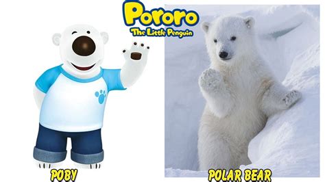 Pororo Characters In Real Life 현실 세계의 뽀롱뽀롱 뽀로로 캐릭터 Youtube