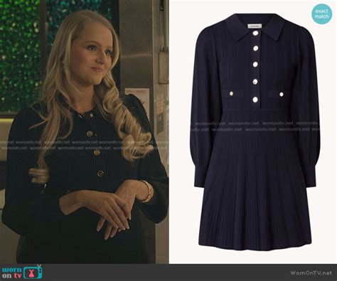 Wornontv Navy Long Sleeve Polo Dress On Sex Life Clothes And