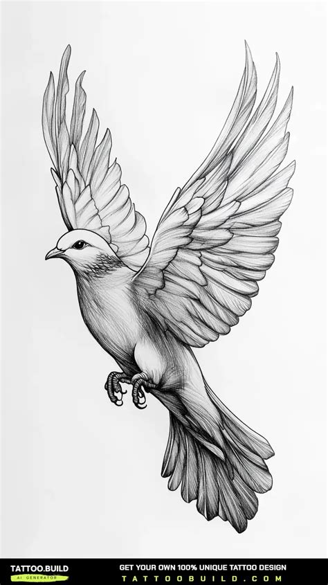 Dove Tattoo Drawing Stunning Ideas