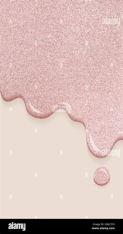 Dripping Creamy Glitter Pink Mobile Phone Wallpaper Vector Stock Vector Image Art Alamy