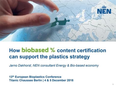 20181204 How Bio Based Content Certification Can Support The Plastics