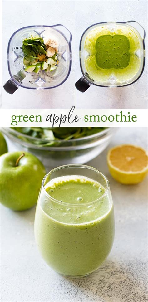 Spinach Apple Green Smoothie At Pamela Beeler Blog