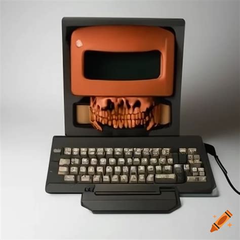 Computer In The Shape Of A Skull On Craiyon
