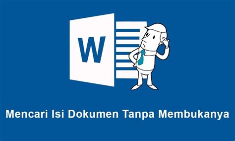 Cara Mudah Mencari Isi Dokumen File Tanpa Membukanya Inwepo