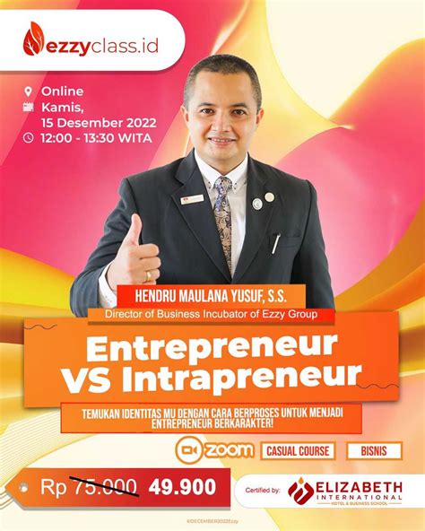 Ezzy Class Ezzy Class Entrepreneur Atau Intrapreneur