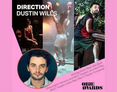 Dustin Wills B A 2006 Wins 2024 Obie Award Department Of Theatre
