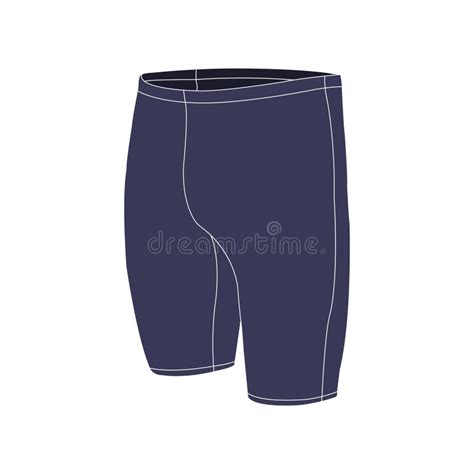 Men S Swimming Trunks Design Stock Vector Illustration Of Uniform
